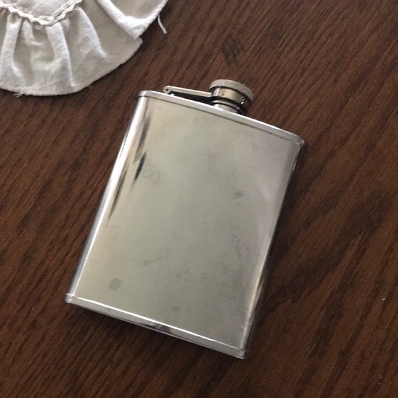 Vintage | Dining | Vintage Flask Stainless Steele Bar Cart Screw Latch ...